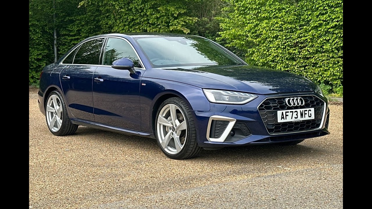 2023 Audi A4 Saloon S Line 40 TDI Quattro - YouTube