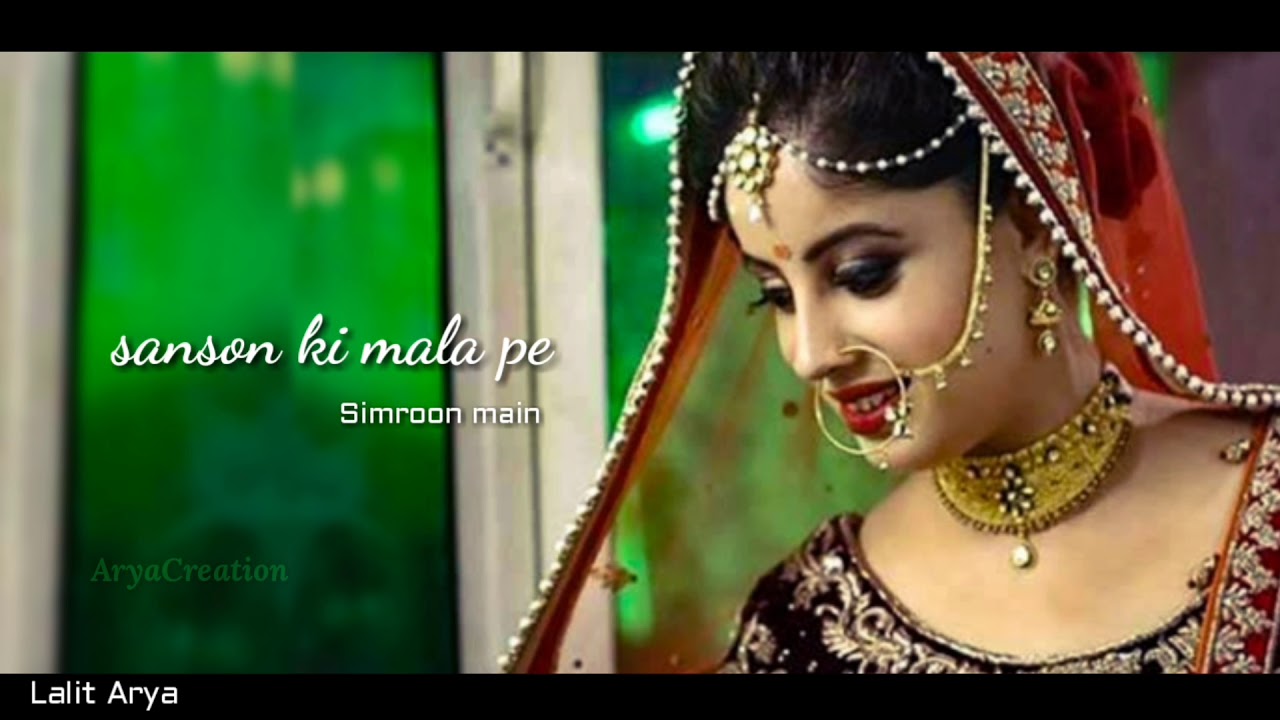 Sanson ki mala pe - Madhuri Dixit - Koyla || heart touching status for ...