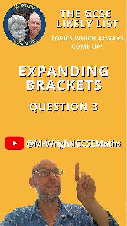 Expanding Brackets Gcse Exam Questions Q3 Maths Igcse Math Algebra Edexcel Igcsemaths