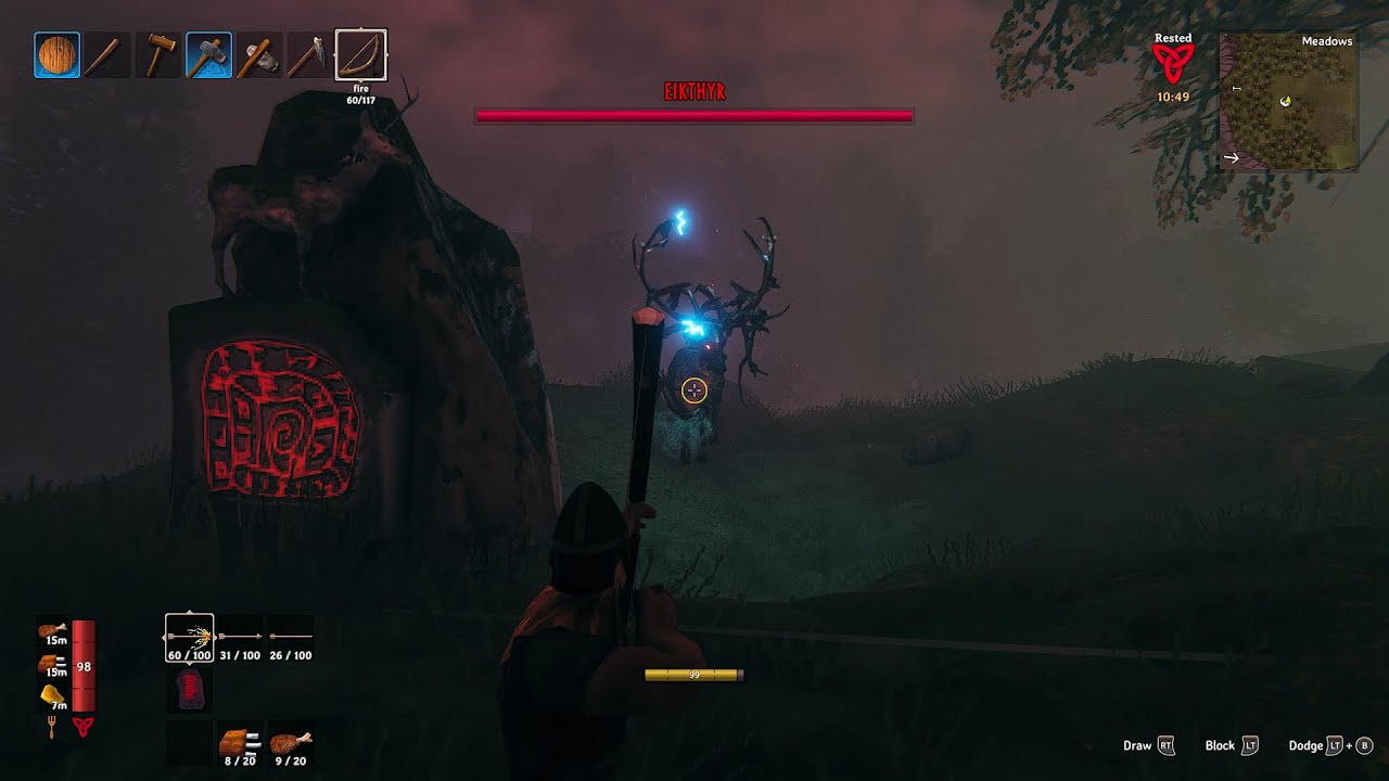 Valheim Gameplay. (From spawn through Eikthyr kill) - YouTube