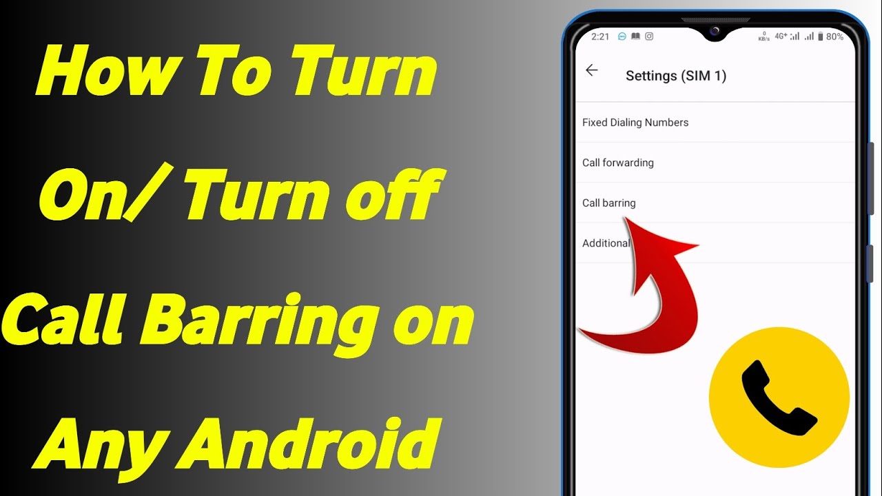 How to Turn On/Off Call Barring on Any Android Device! - YouTube