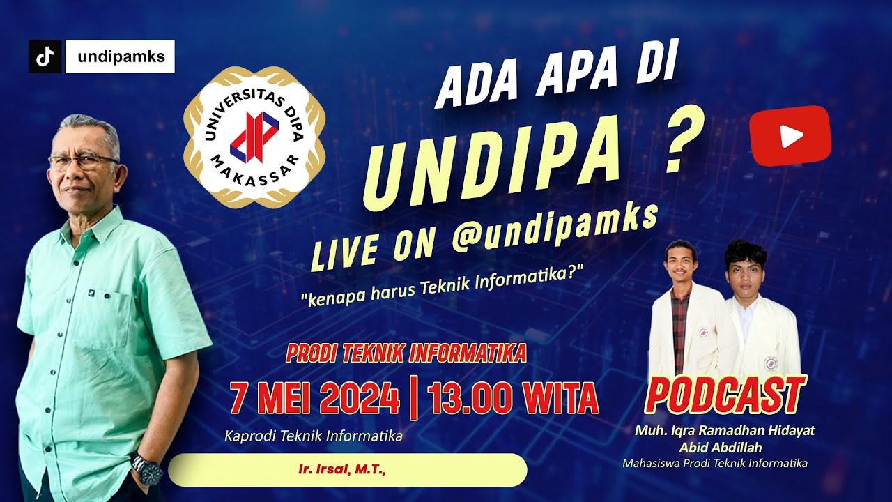Ada Apa di UNDIPA ? Podcast Prodi Teknik Informatika Universitas Dipa ...
