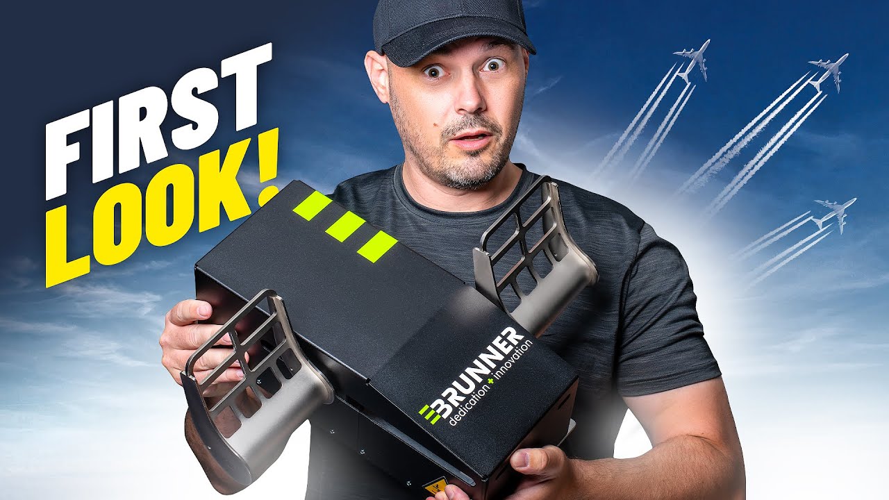 INSANE Flight Sim Upgrade: Brunner CLS-E Rudders First Look! - YouTube