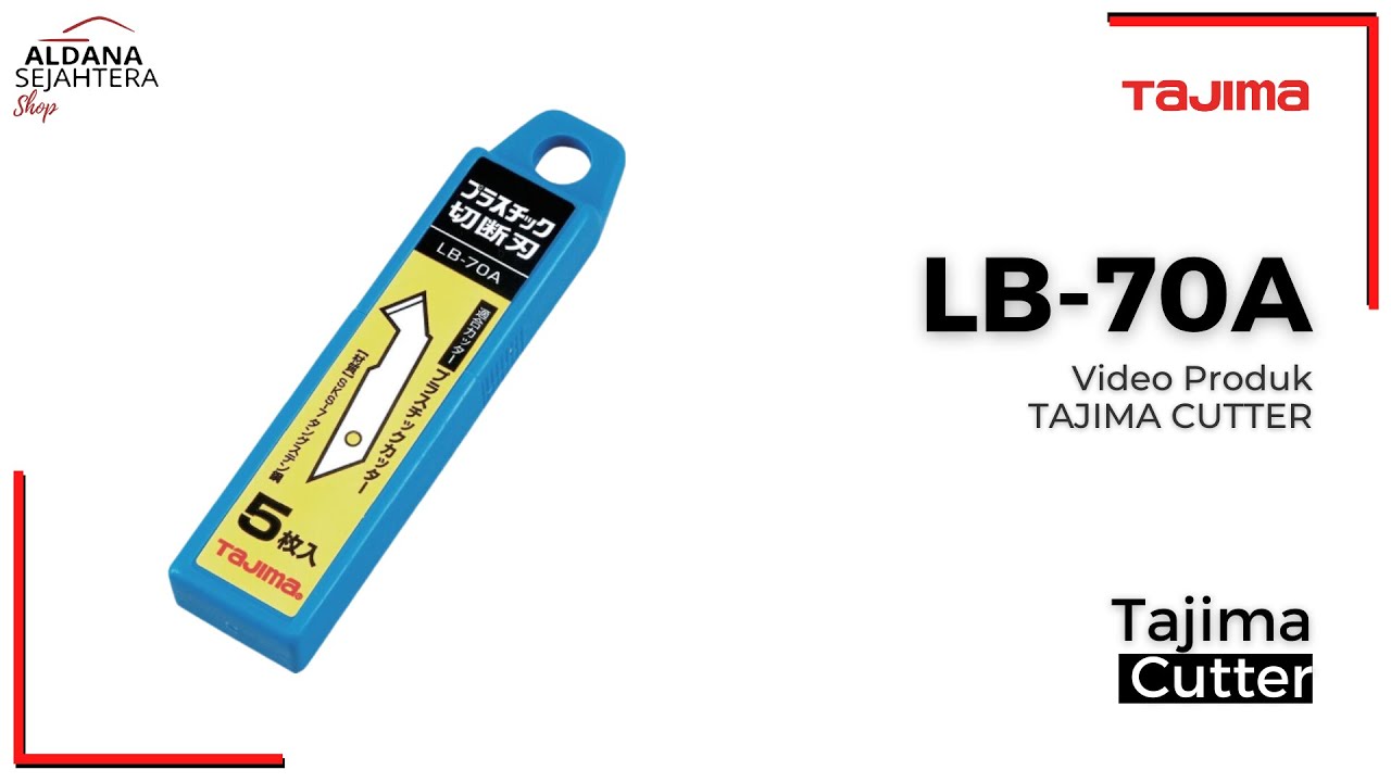 REFILL BLADE TAJIMA LB-70A UNTUK CUTTER LC-701YBL - YouTube