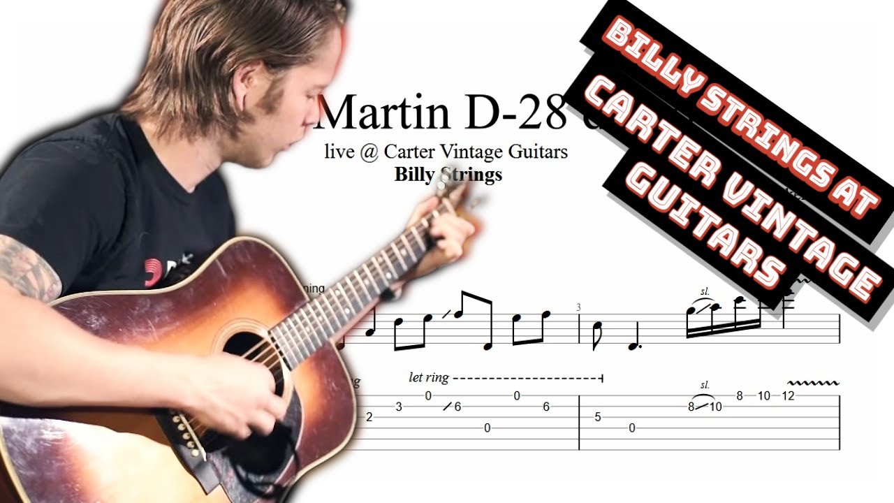 1950 Martin D-28 guitar demo TAB - bluegrass guitar tabs (PDF + Guitar ...