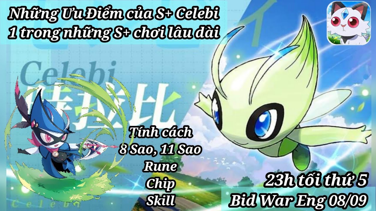 Pet Compact : Những Ưu Điểm của Pokemon Celebi S+ (Kháng Tử + Trói ...