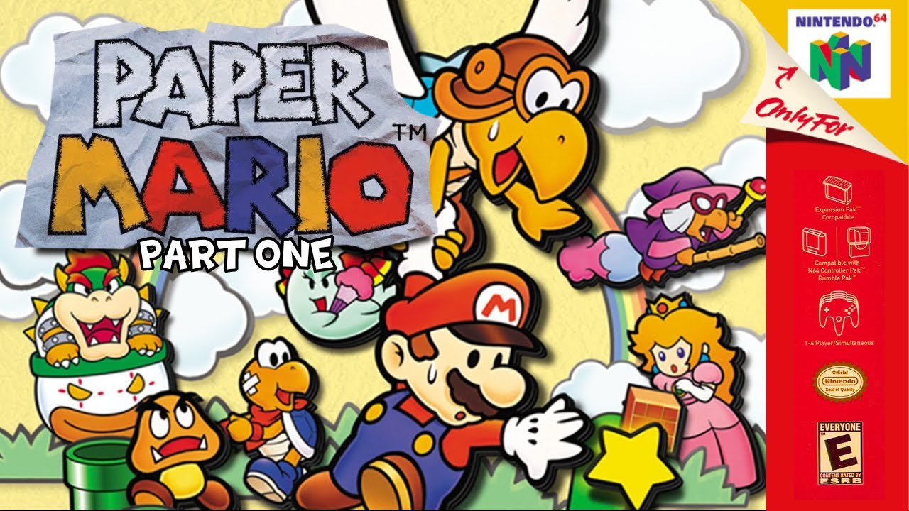 TIME TO REPLAY THIS CLASSIC GAME: Paper Mario (Part 1) ⭐ - YouTube