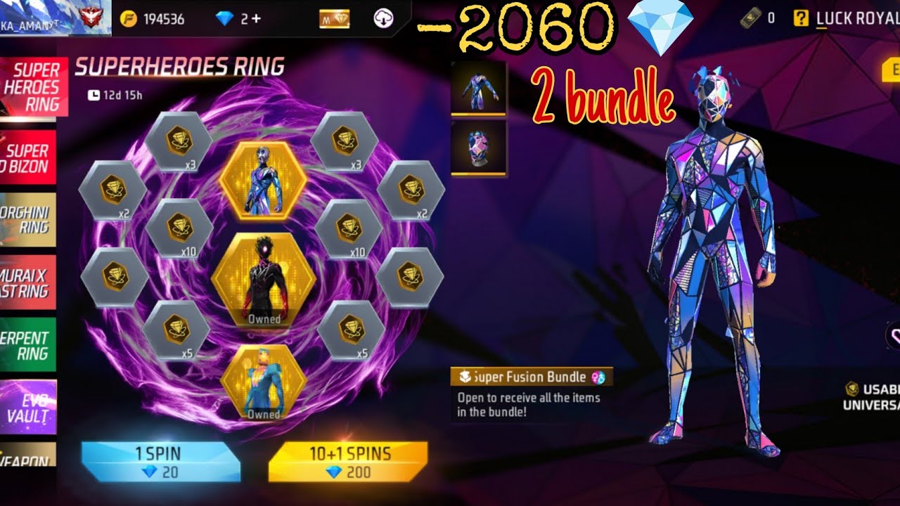 FREE FIRE TODAY NEW EVENT || SUPER VOID BUNDLE EVENT || COME IN FREE ...