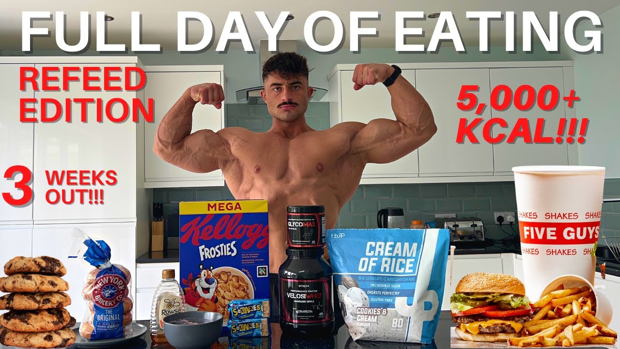 WHAT I EAT ON A REFEED 3 WEEKS OUT! | PURSUING "POTENTIAL" EP.20 - YouTube