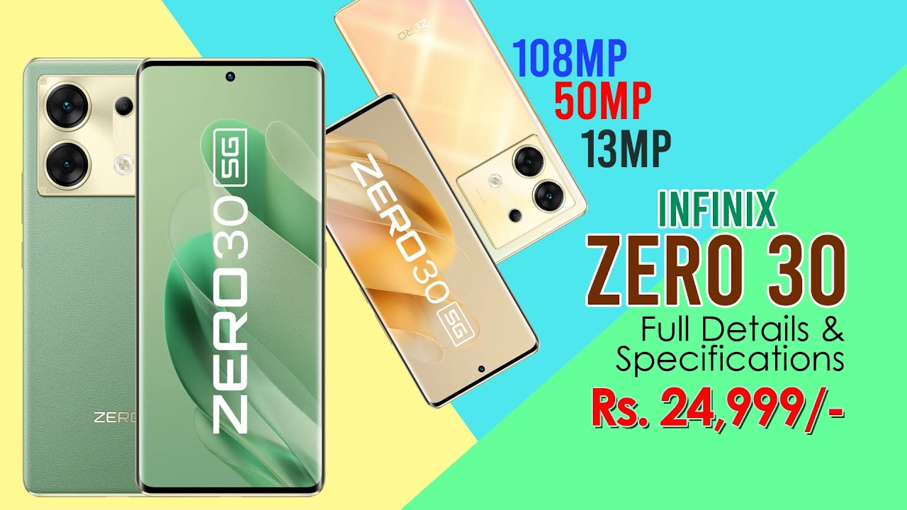 Infinix Zero 30 5G 🔥 Best 5g mobile under 25000 🔥 108MP Camera 50MP 4K ...