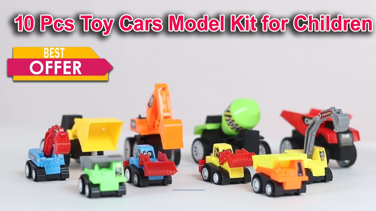 10 Pcs Toy Cars Model Kit for Children | Toy Cars | Small Toy Car | Toy ...
