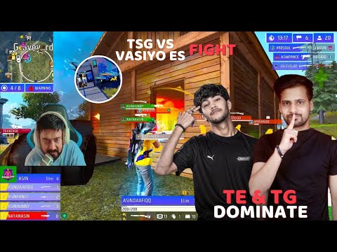 TE vs TG DOMINAT IN TOURNAMENT | TSG vs VASIYO ESPORTS FIGHT😱 ...