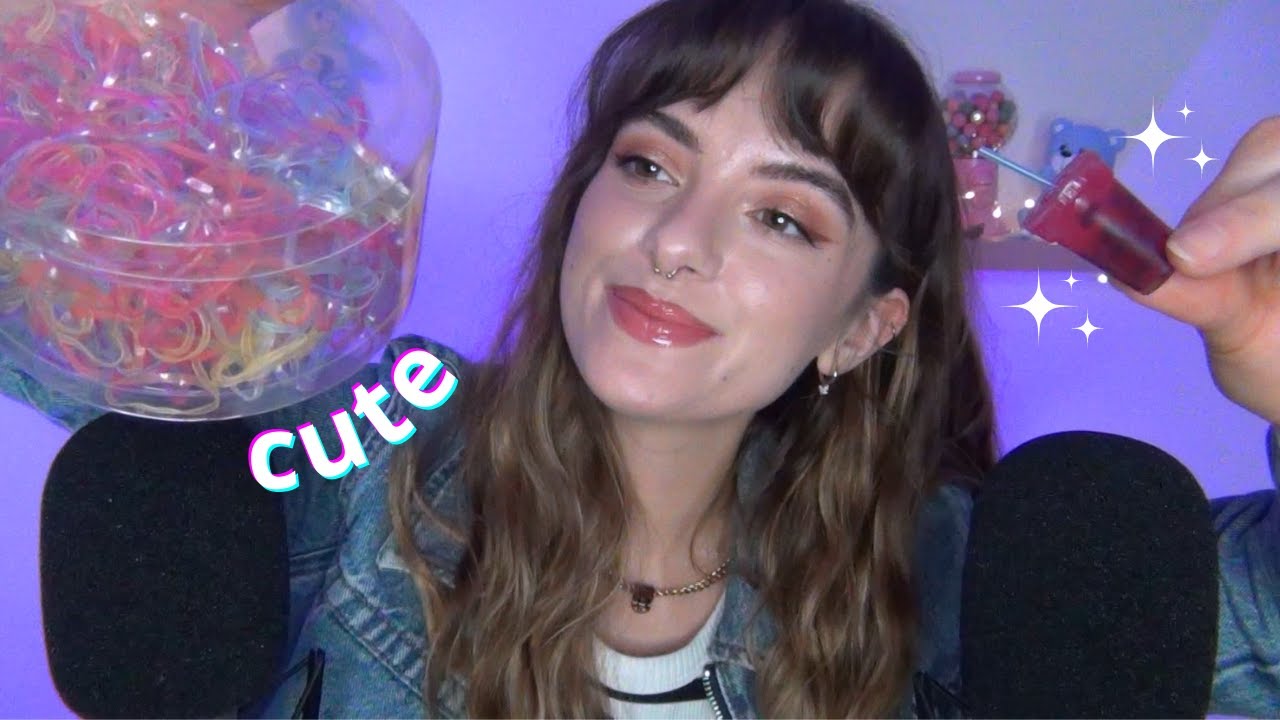 ASMR FR | Triggers très CUTE et GIRLY 💖 (not a pov : la go est bavarde ...