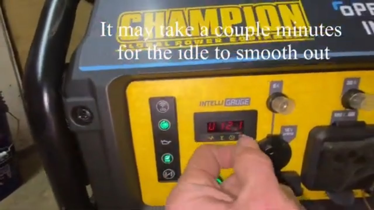 Champion 4250 watt inverter generator set up, maintenance, and review ...