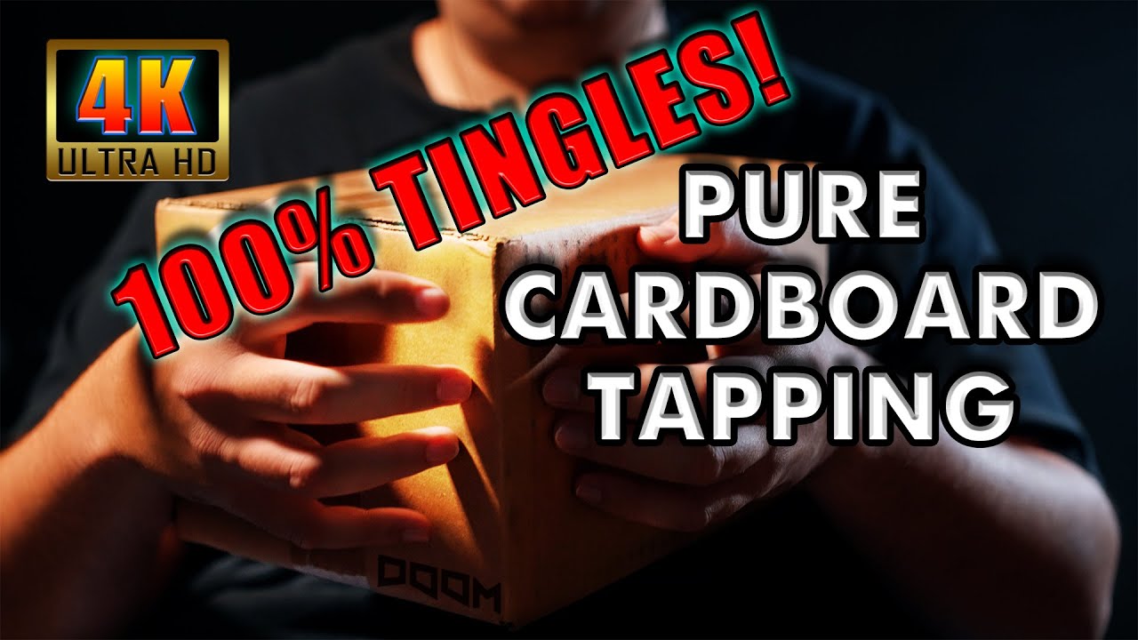 ASMR - (4K) Pure Cardboard Tapping (100% TINGLES) - YouTube