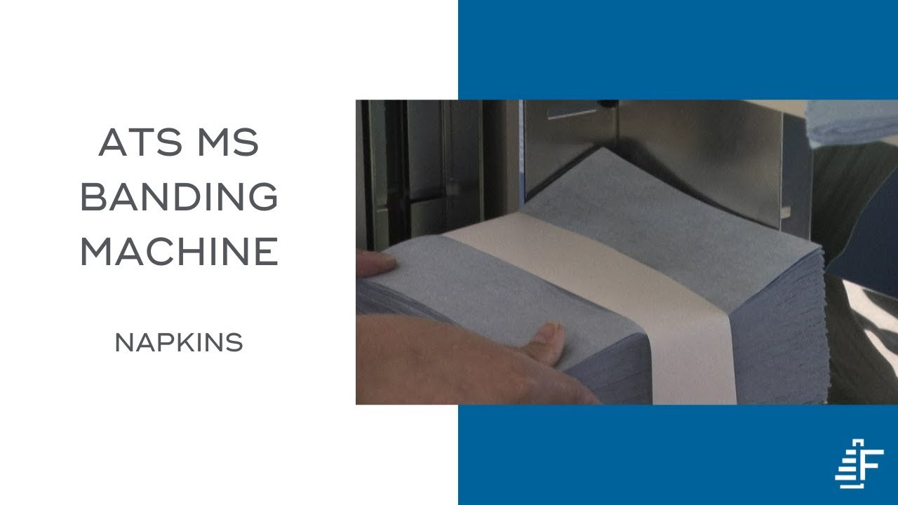 Banding Napkins with Felins MS Series Banding Machine - YouTube