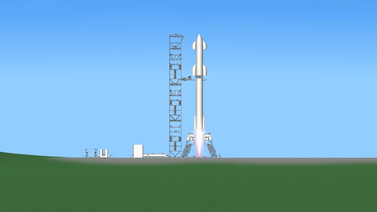 Starship | Third Flight Test | Recreated in SFS - YouTube