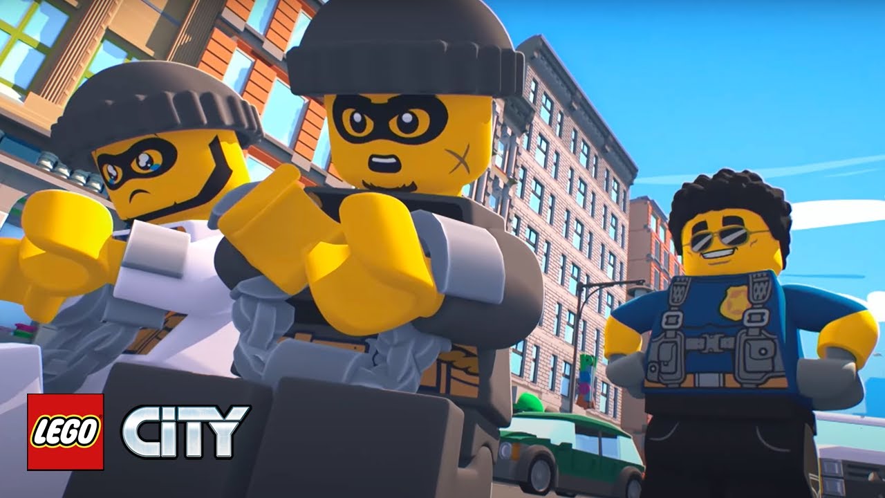 LEGO CITY - Cops and Robbers 경찰과 도둑 | WildBrain 한국어 | 어린이를 위한 만화 - YouTube