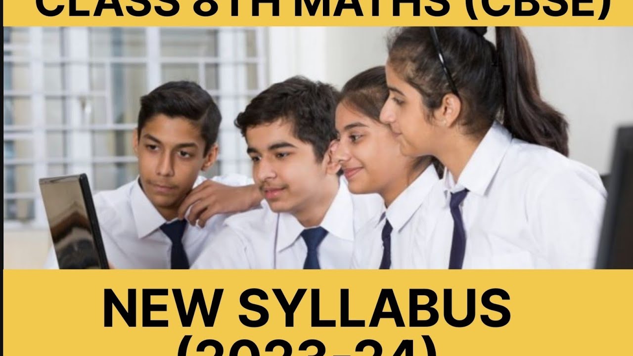CLASS 8th MATHS NEW SYLLABUS 2023-24 | CLASS 8TH MATHS KA NEW SYLLABUS ...