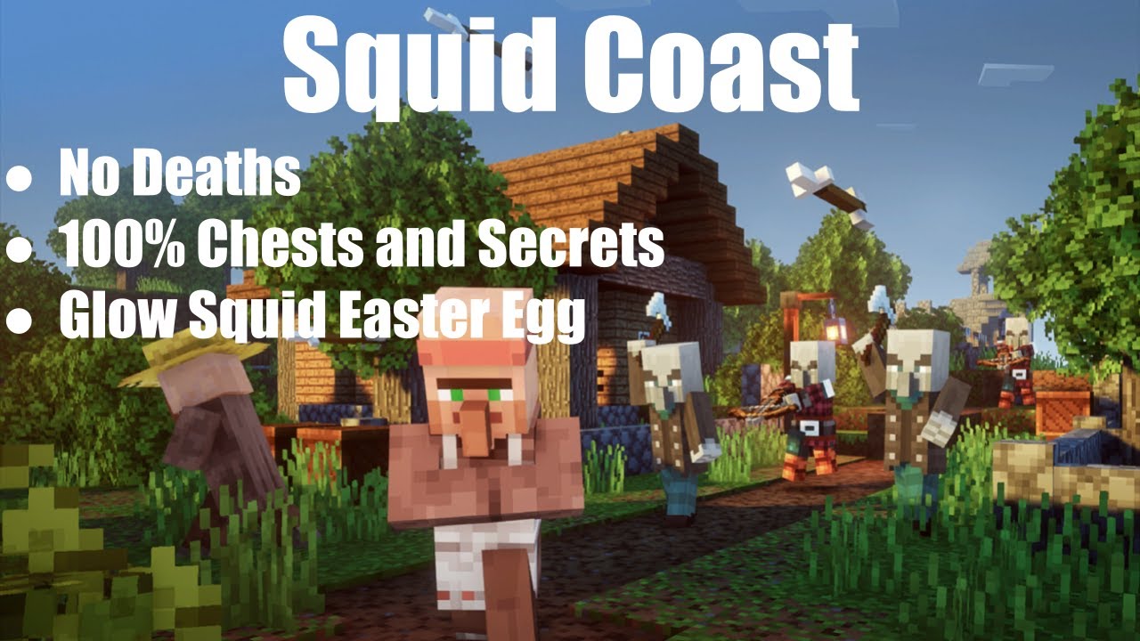 Minecraft Dungeons - Squid Coast (No Deaths, Glow Squid Easter Egg ...