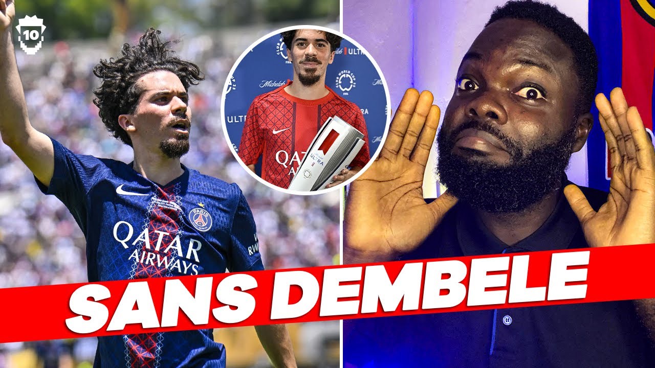 PARIS TRÈS FORT SANS DEMBELE | VITINHA BALLON D’OR (PSG 4-0 ATM) CLUB WORLD CUP - YouTube
