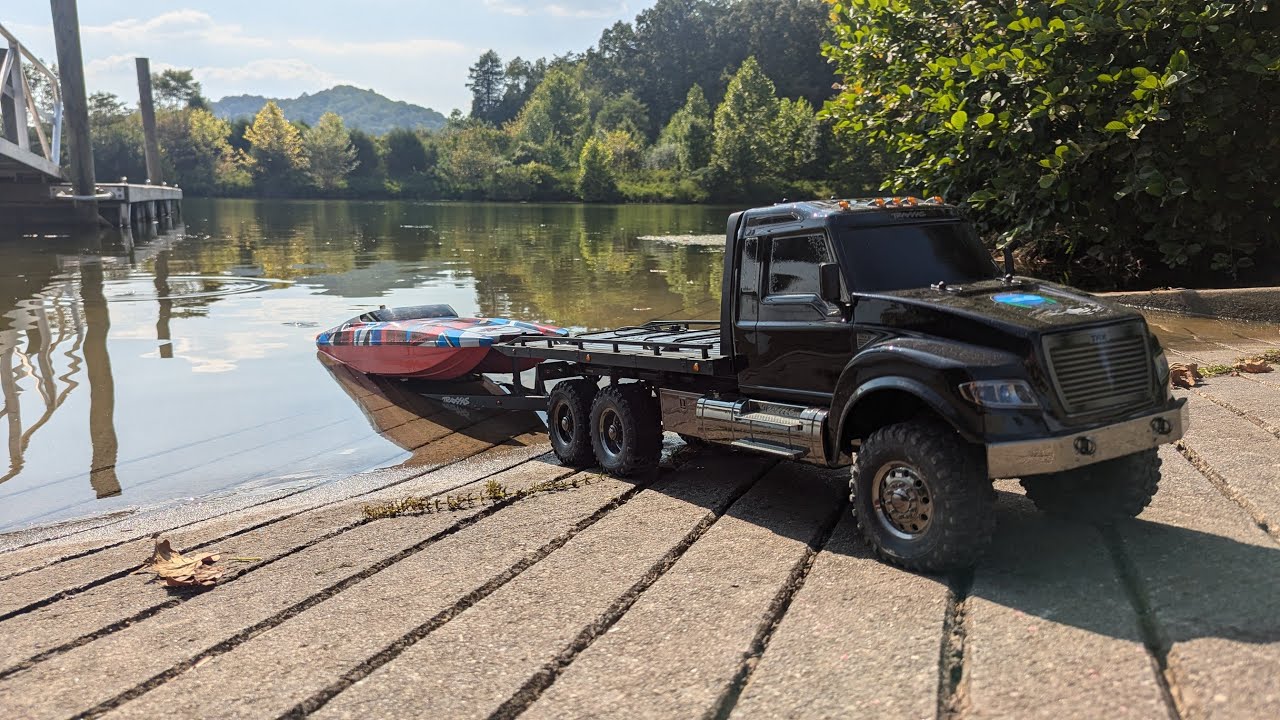 RC Boat Launch With Style and Realism | Traxxas Trx6 Hauler, Traxxas ...