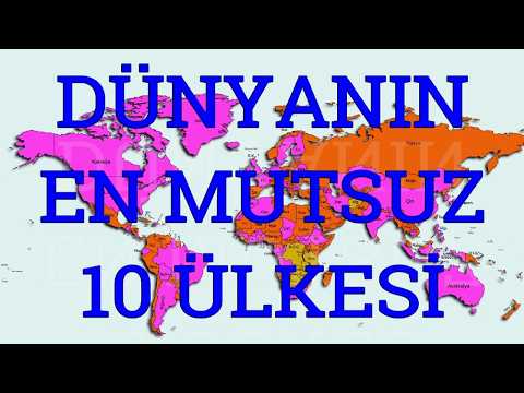 Dünyanın En Mutsuz 10 Ülkesi 2026! Oldukça İlginç!