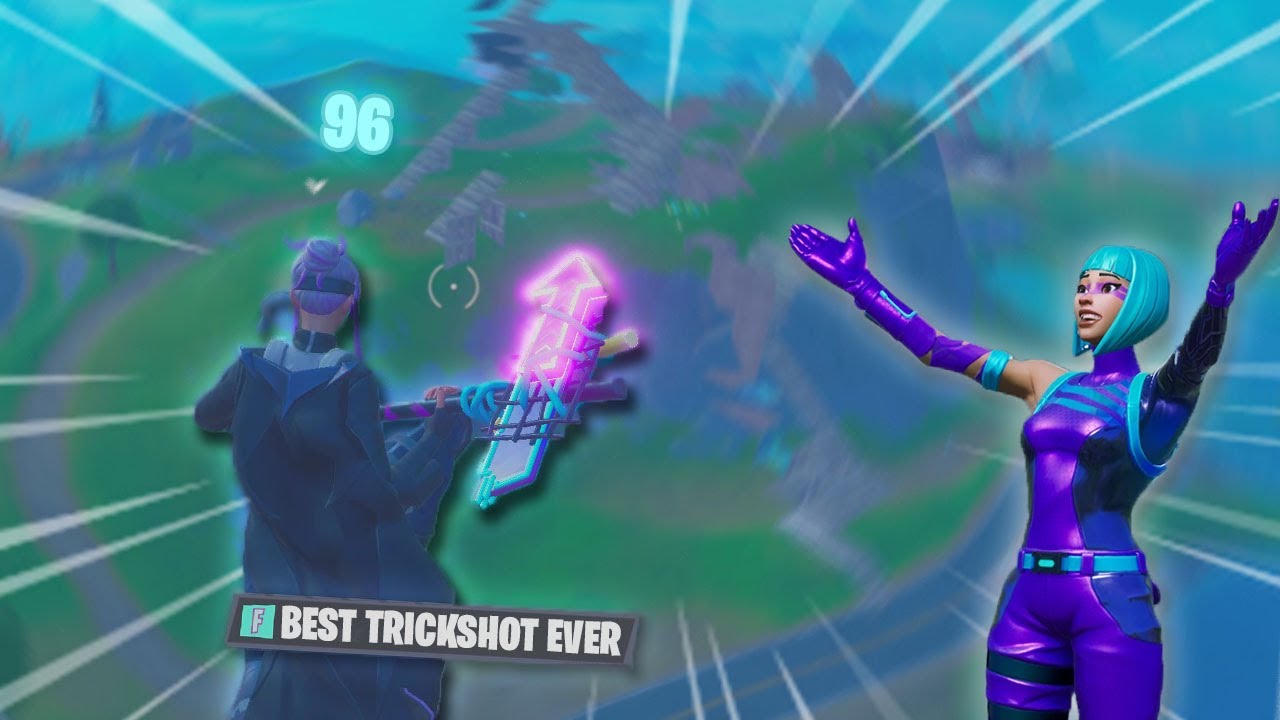 The BEST Trickshot in FORTNITE HISTORY... (Road to a Trickshot) - YouTube