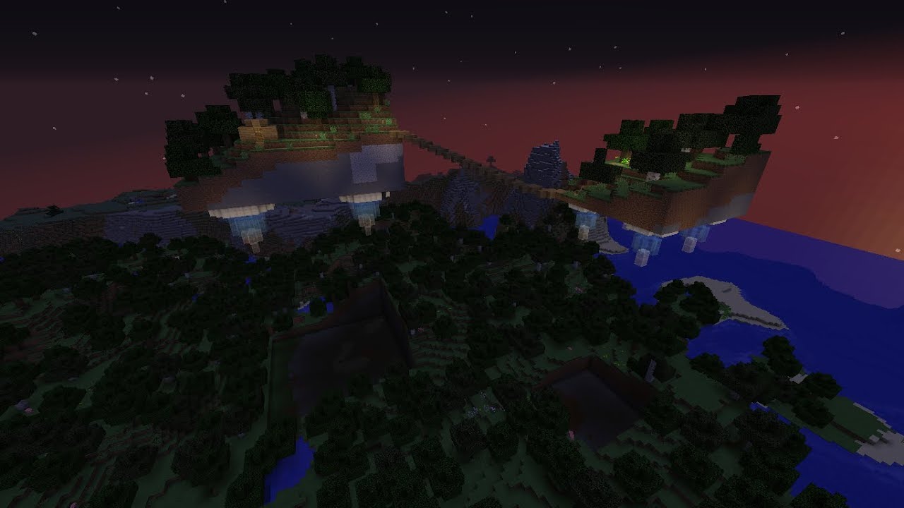 Minecraft Build Showcase - Floating Chunks - YouTube