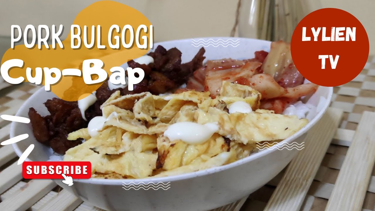Pork Bulgogi Cup-Bap | Quick and Easy to Cook Korean Street Food Cup ...