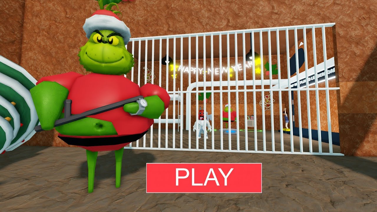 GRINCH'S PRISON RUN! OBBY ROBLOX - YouTube
