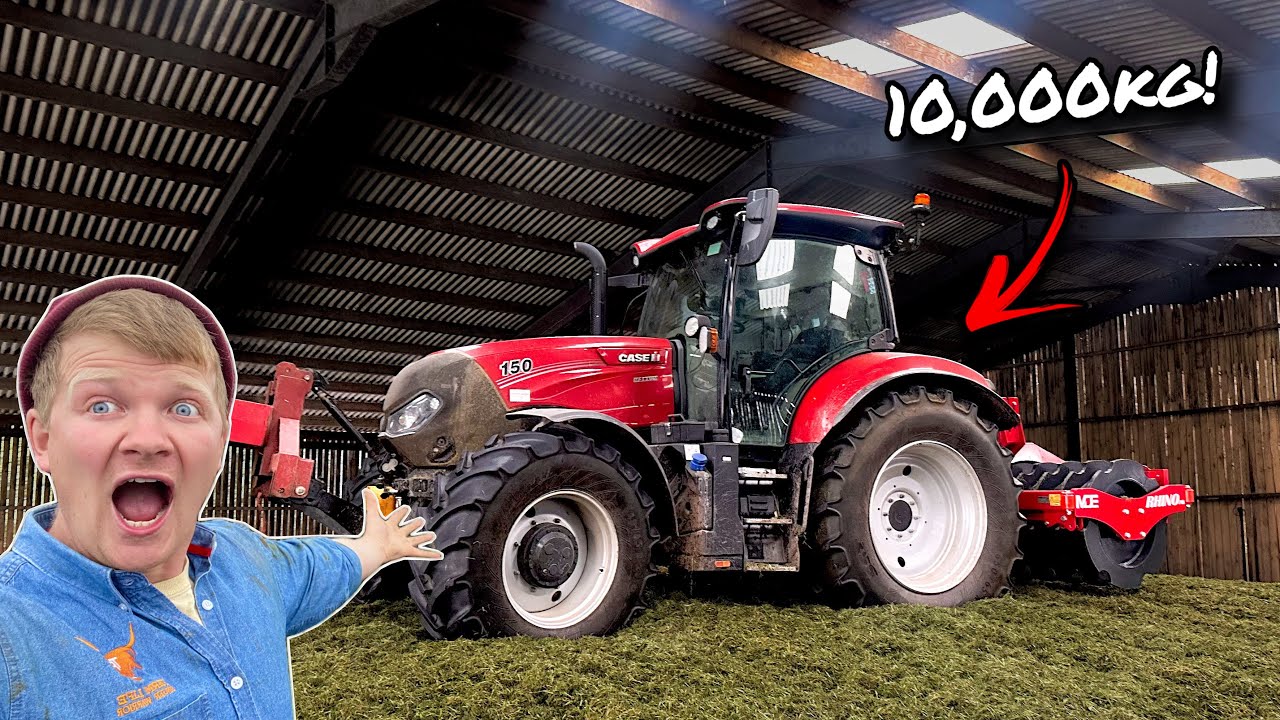 AN ABSOLUTE GAME CHANGER!!!... SILAGE IS MADE IN THE CLAMP!! | Tom ...