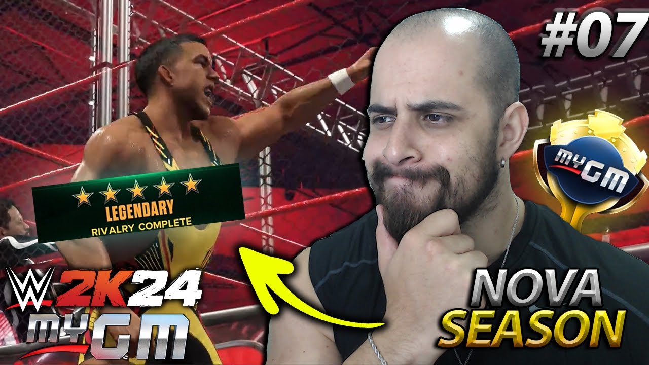 WWE 2K24 - DRAFT E COMEÇANDO A SEASON 02 - My GM 07 - YouTube
