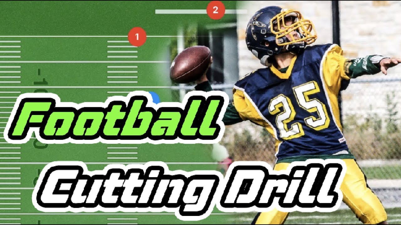 Flag Football Cutting Drills - YouTube