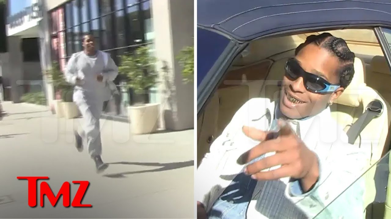 A$AP Rocky Jogging and Chatting, Still Working On New Album | TMZ ...