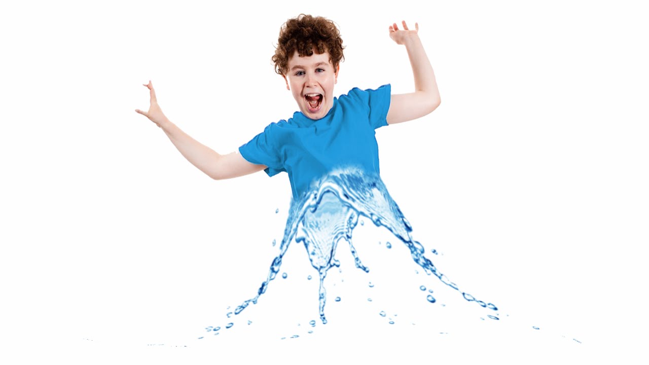 Water splash boy in photoshop tutorial cc - YouTube