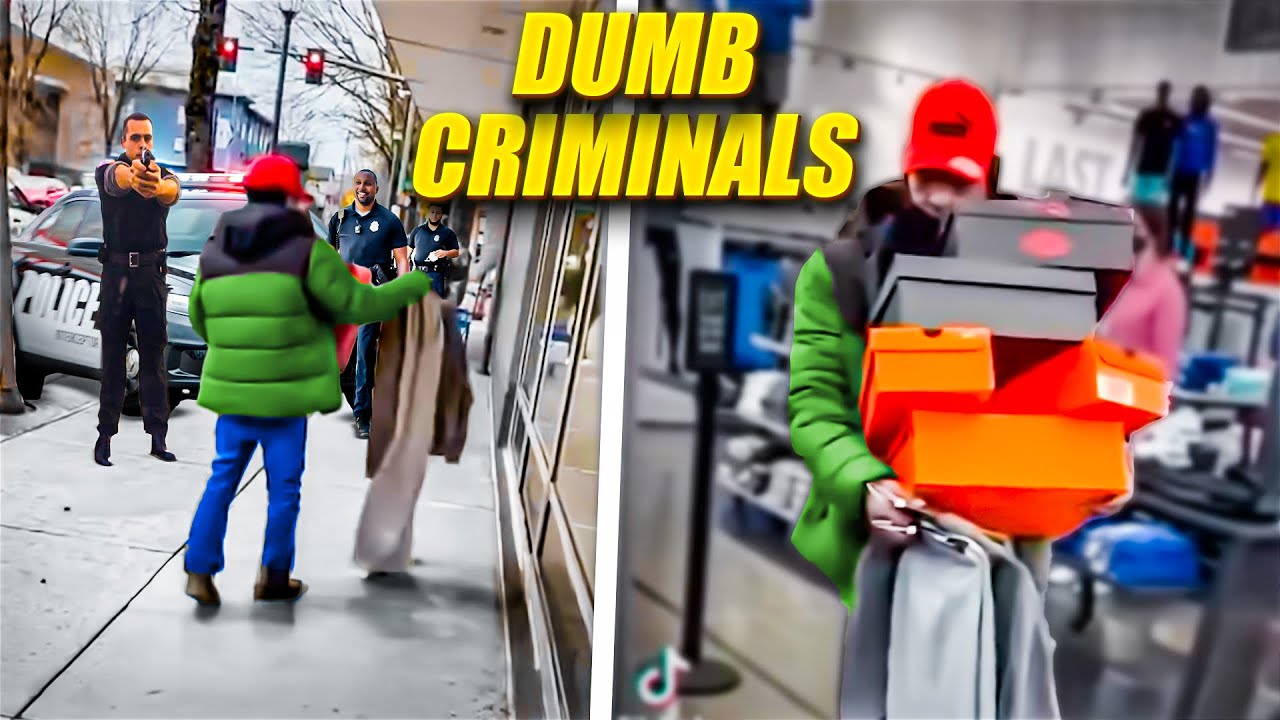 8 DUMB Criminals Caught on Camera - YouTube