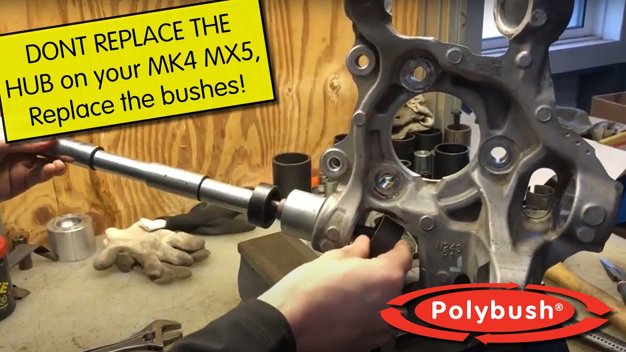 Polybush A MX5 Mk4 (ND & 124) Rear Hub Carrier Bush / Rear Trailing Arm ...