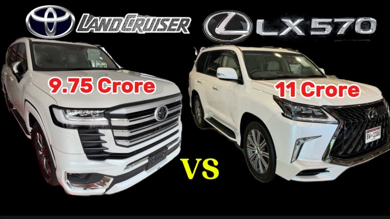 Lexus LX 570 2020 Vs Toyota Land Cruiser LC 300 2022 Detailed Review ...