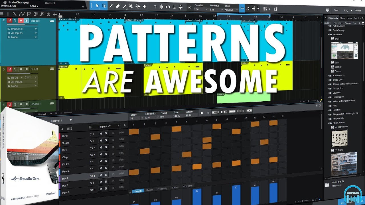 Studio One - Patterns - YouTube
