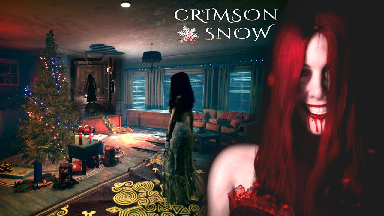 Crimson Snow Gameplay Pc Steam Christmas Horror Story Game Release December 7 2022 Youtube