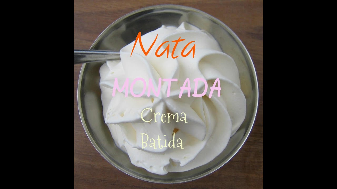 ☺ Crema Batida a Mano (Nata Montada) - Martin Robyn ☺ - YouTube
