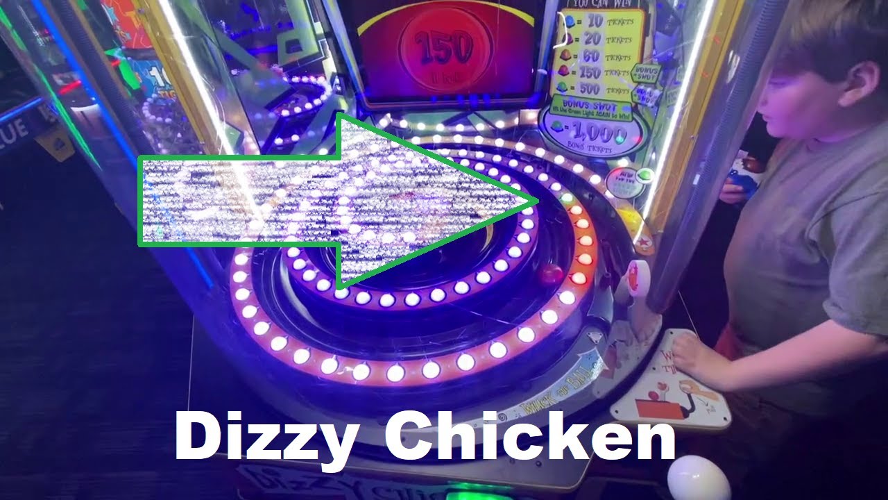 Playing Dizzy Chicken at Dave & Busters - YouTube