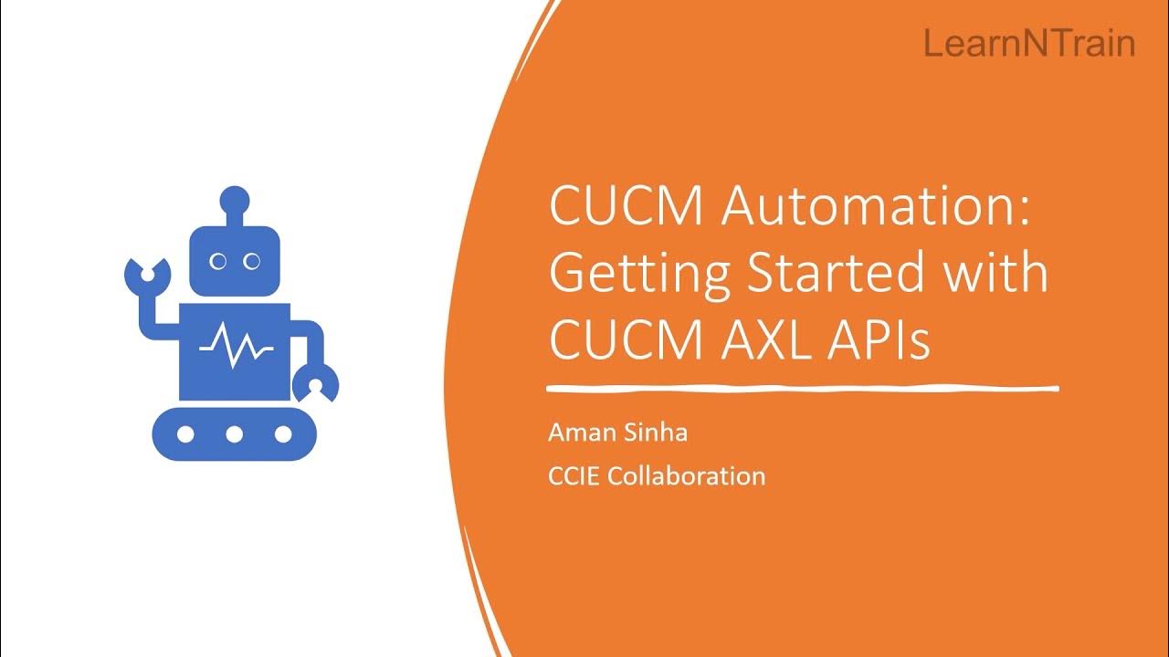 Cisco CUCM Automation | What are AXL APIs ? Part 1 - YouTube