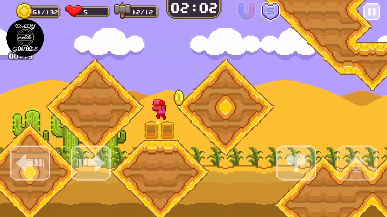 Super JIM Jump | Level #4-4 | Super MARIO like game - YouTube