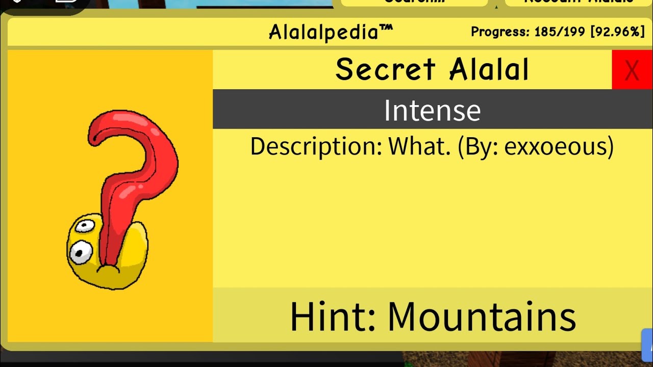 How to get Secret Alalal "New" | Find the Alalals - YouTube