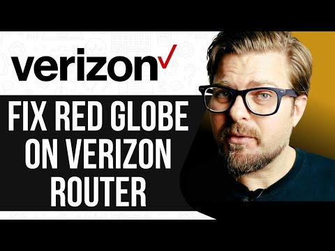 How To Fix Red Globe on Verizon Router -2025 - YouTube
