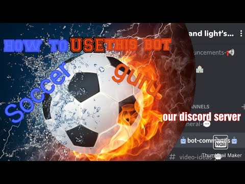 soccer guru bot in our discord server - YouTube