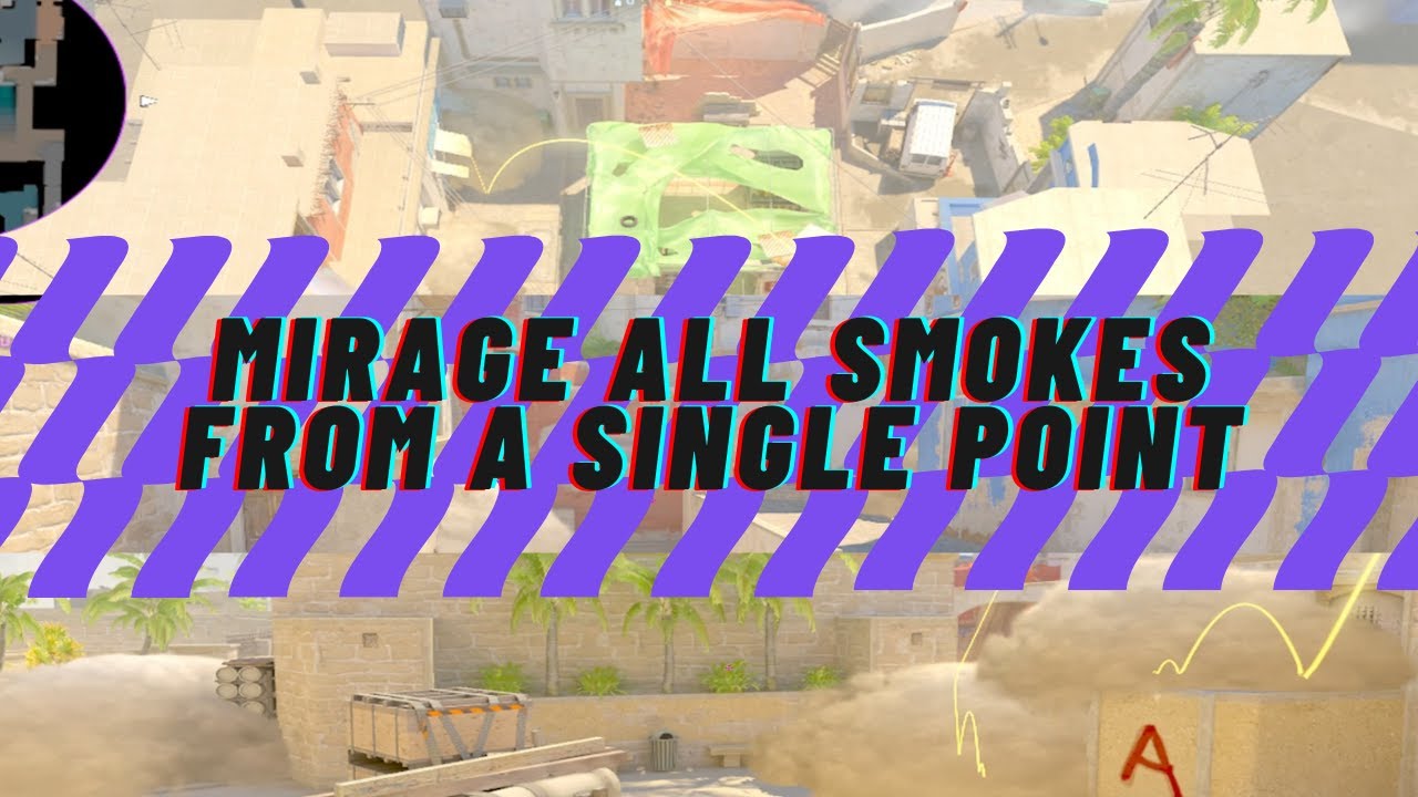 CS2 mirage all smokes quick and easy #cs2 - YouTube
