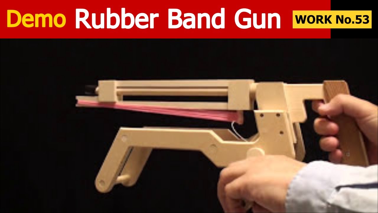 [No.53] Barrel-change, String-Release Rubber Band Machine Gun /oggcraft ...